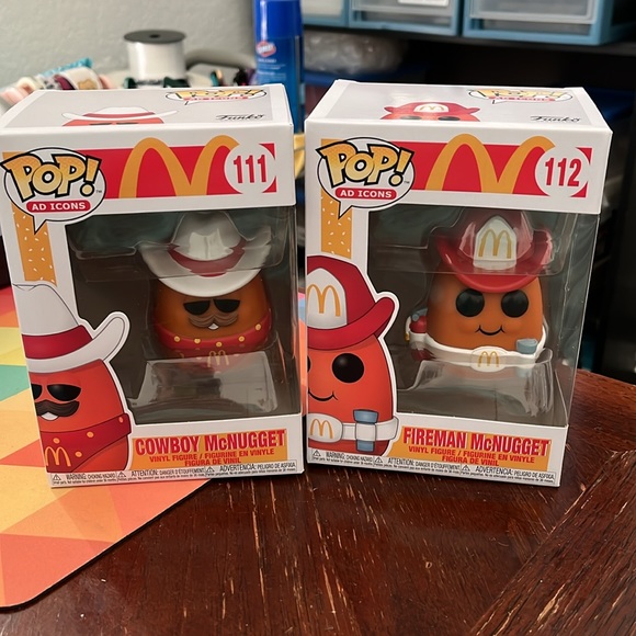 Funko | Toys | Funko Pop Ad Icons Mcdonalds Cowboy Nugget And Fireman ...
